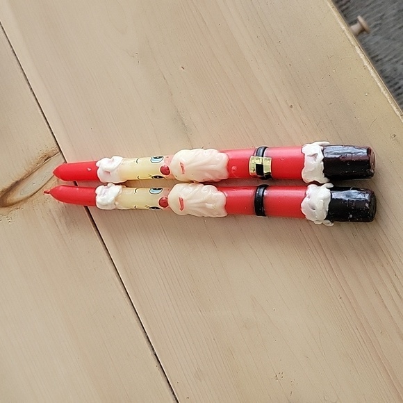 Vintage | Holiday | Vintage Santa Claus Taper Candles 2 | Poshmark